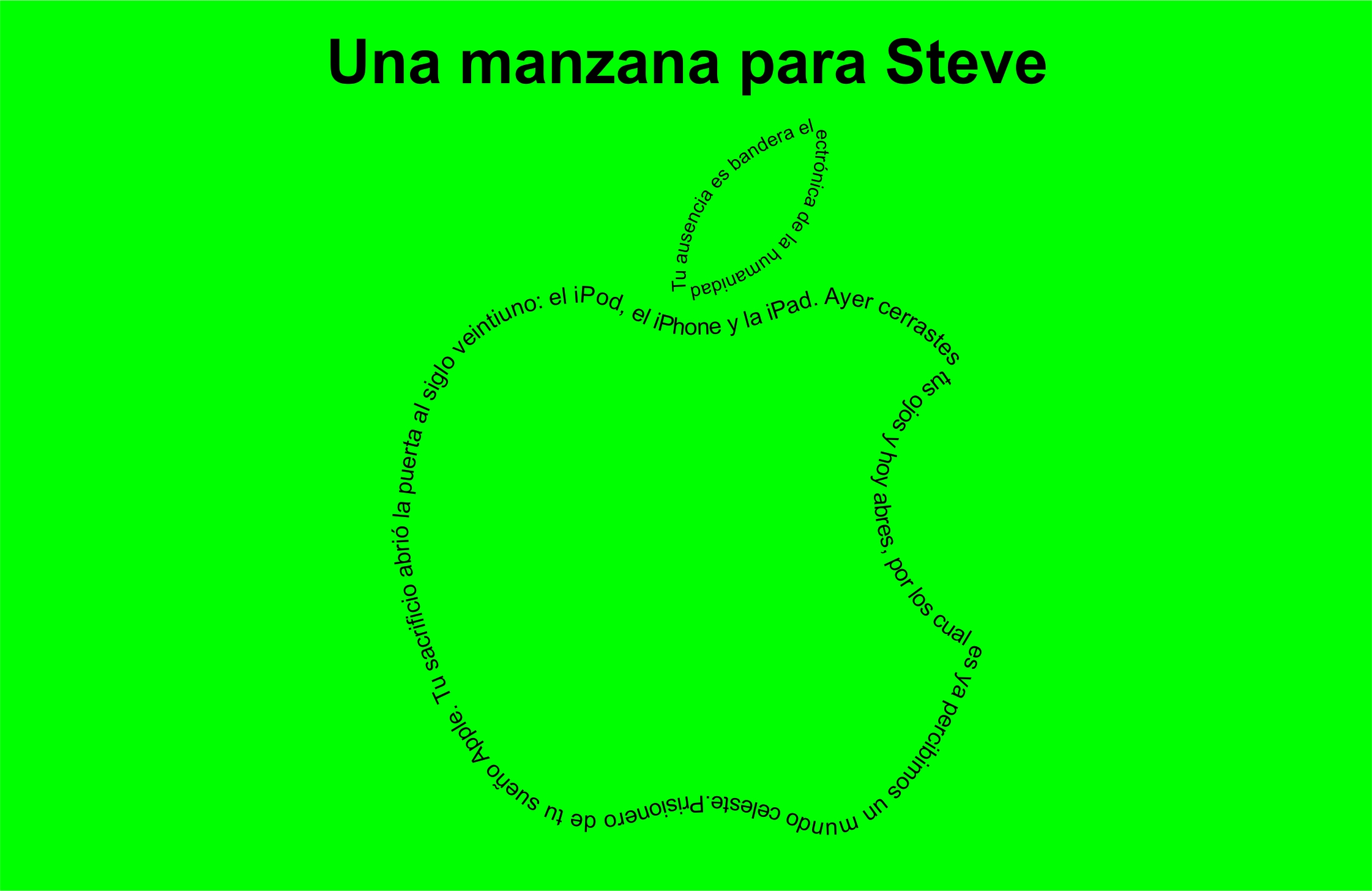 8194 Apple, Steve Jobs, caligramas, Rodolfo Rojas Villanueva – Blog de ...